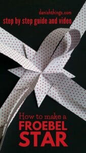 How to make a Froebel star - a classic Danish Christmas decoration ...