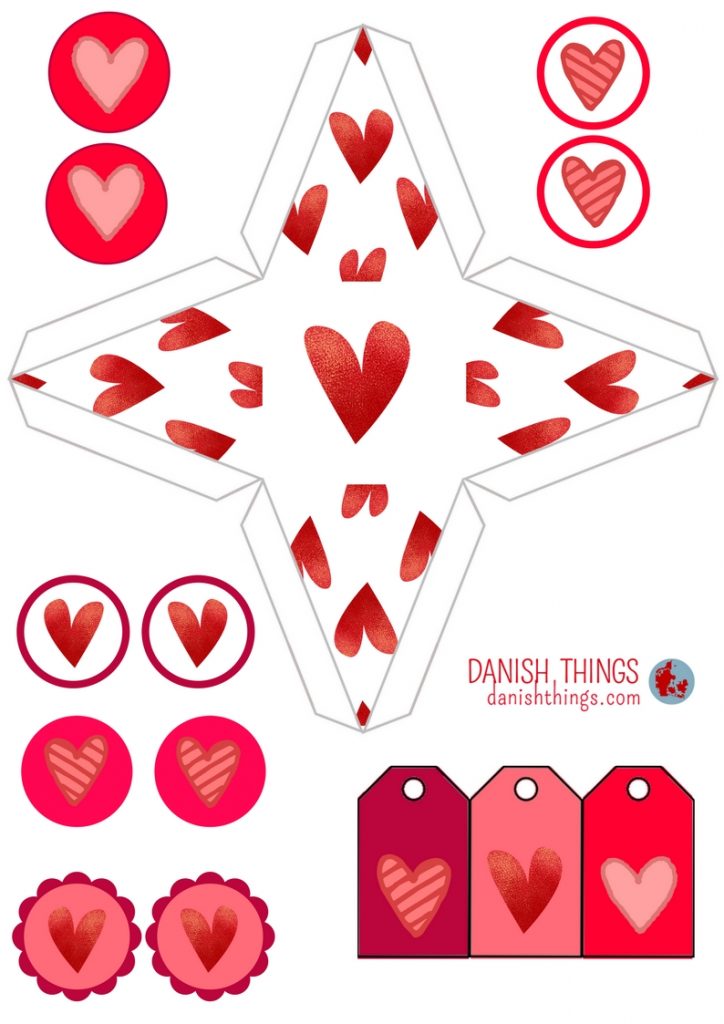 Lav dine egne gaveæsker til Valentine - Danish Things