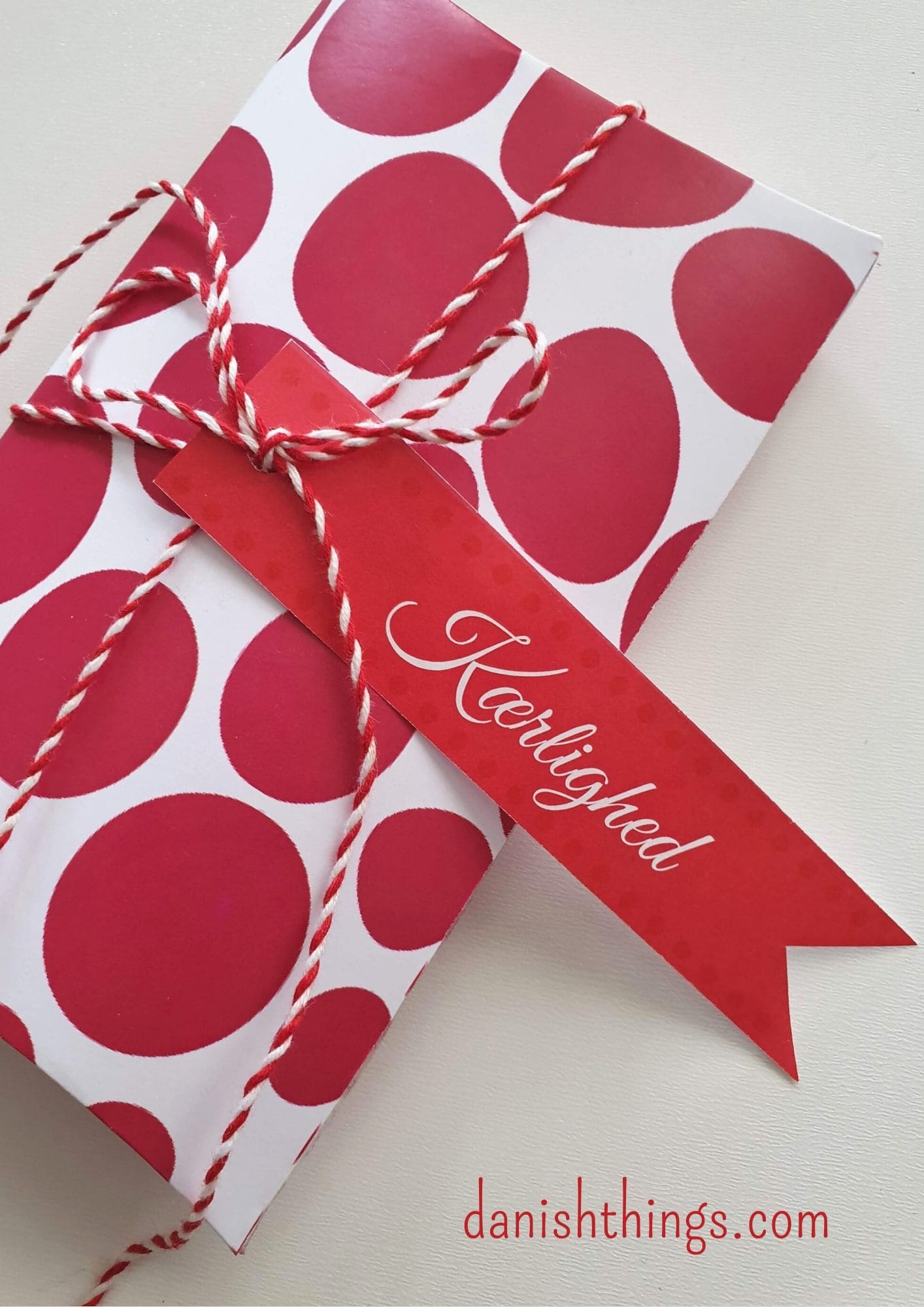 Valentines kort - Kærlighed på kort - gratis print selv - Danish Things