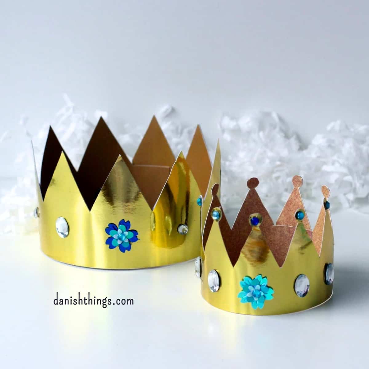 Lav din egen krone til en konge, dronning, prins eller prinsesse ...