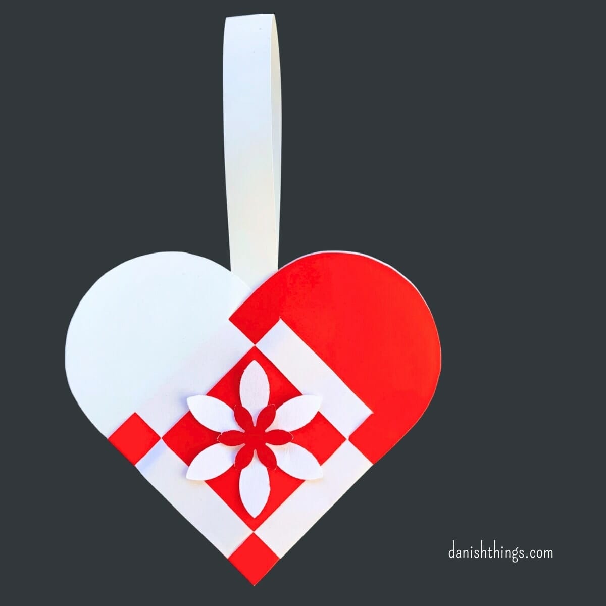 Nemme flettede julehjerter - for nybegyndere og øvede - trin-for-trin ...