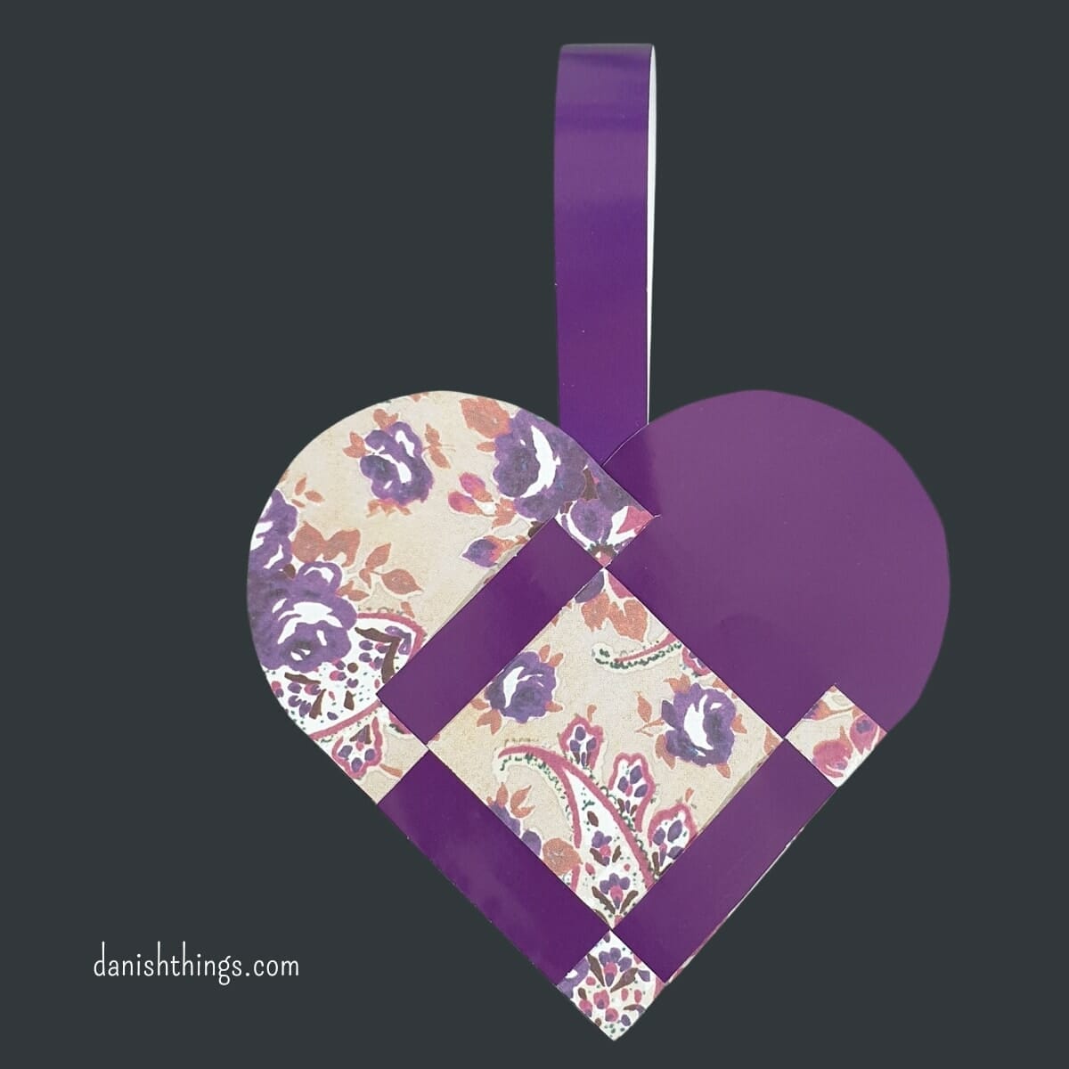 Nemme flettede julehjerter - for nybegyndere og øvede - trin-for-trin ...