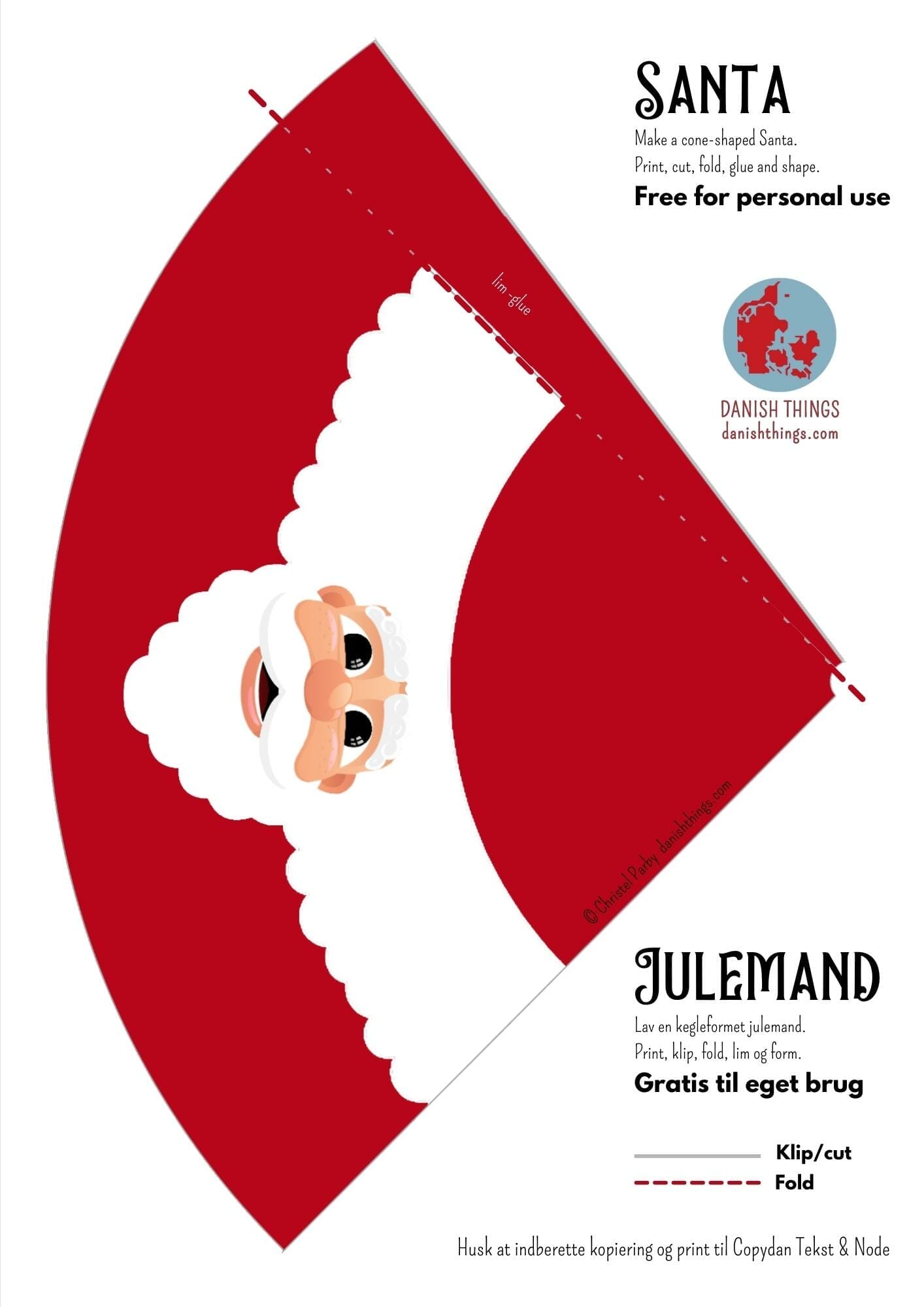 Nem julemand - super hurtigt julepynt - Danish Things