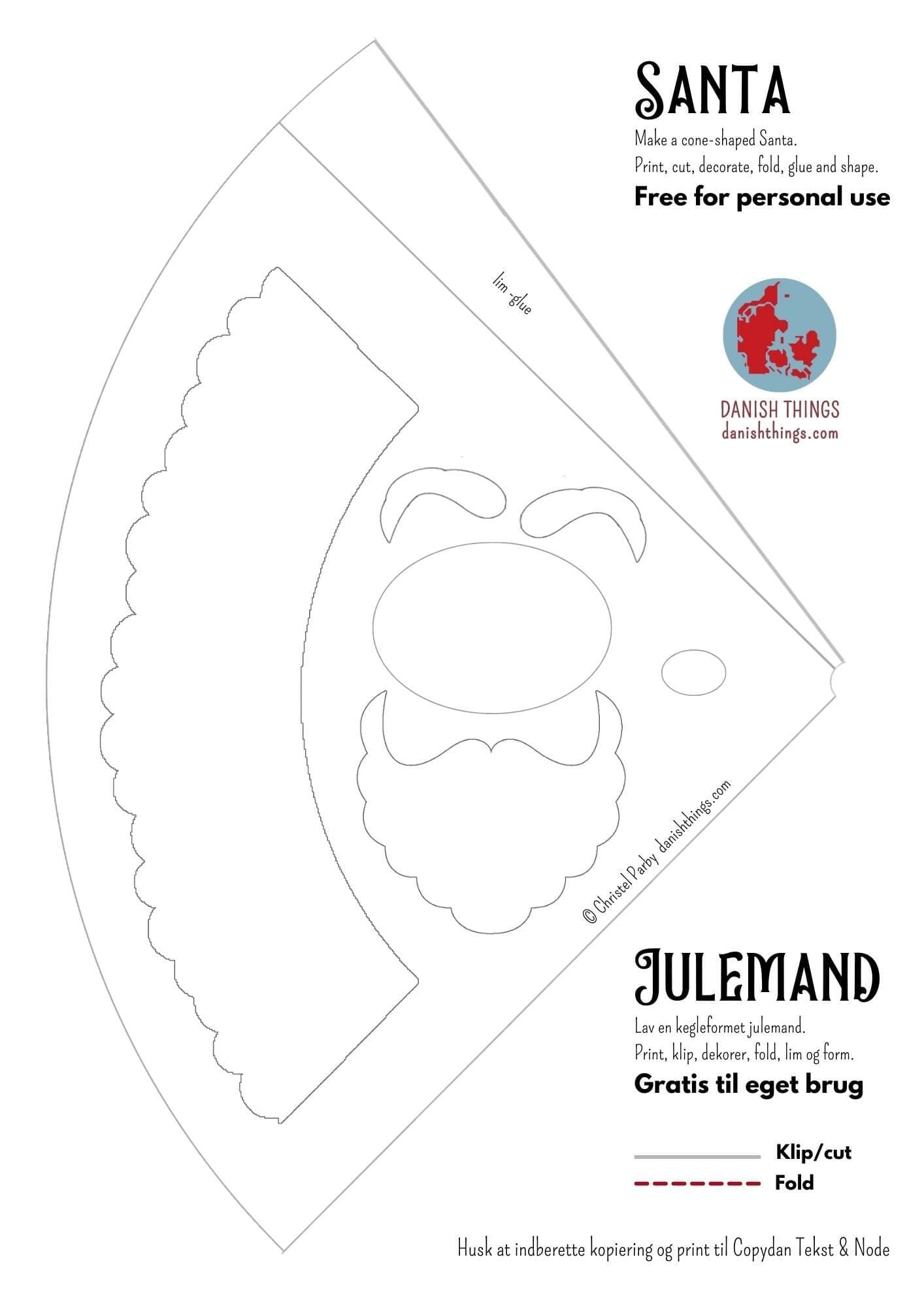 Nem julemand - super hurtigt julepynt - Danish Things