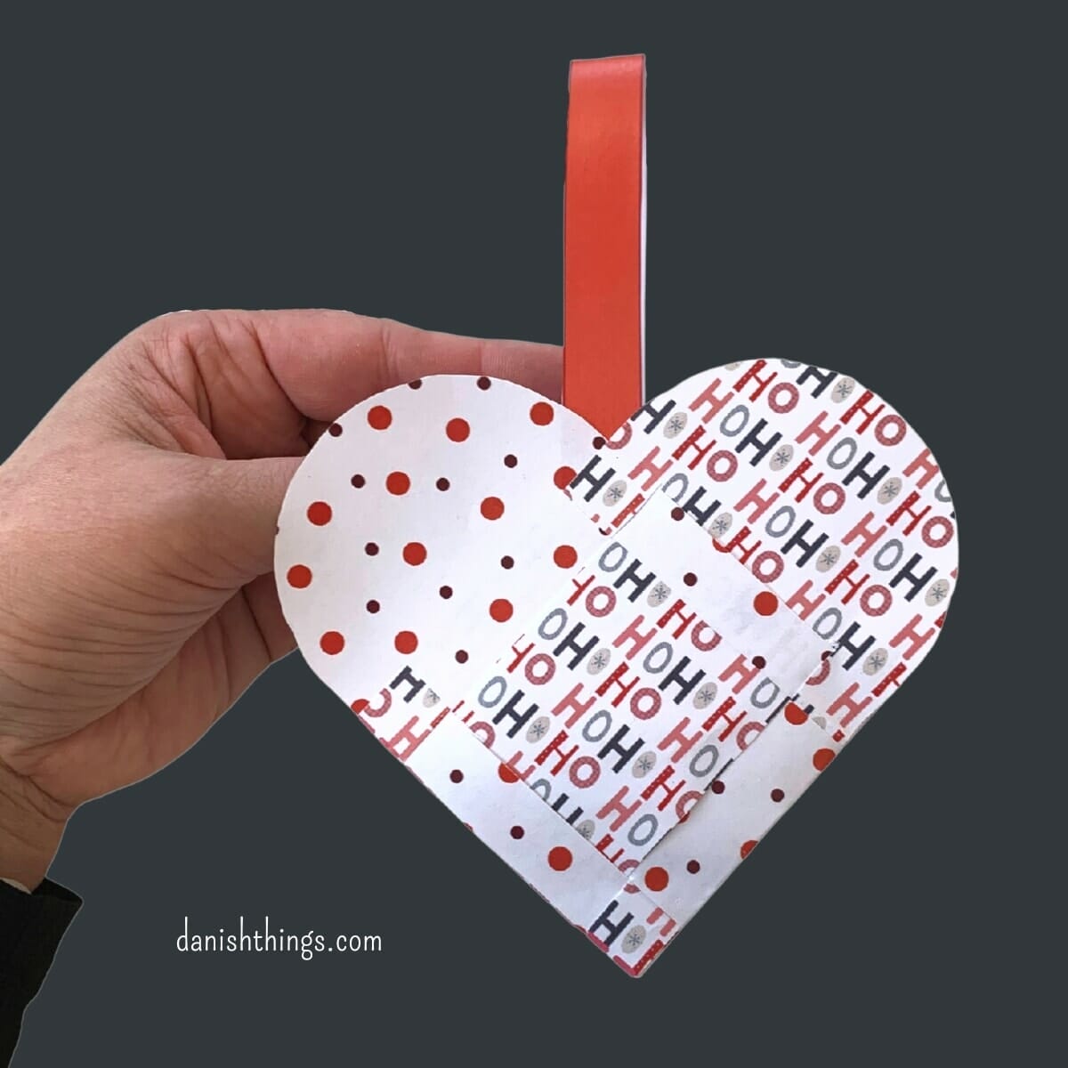 Nemme flettede julehjerter - for nybegyndere og øvede - trin-for-trin ...